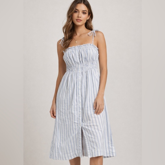 Universal Thread | Dresses | Universal Thread Blue And White Striped ...